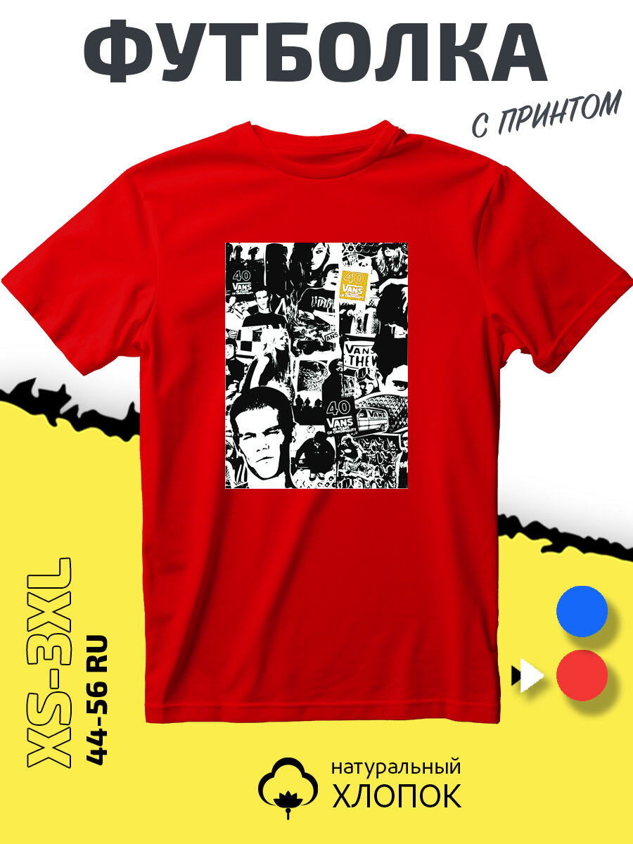 Футболка с принтом Нью йорк New York City 40 vans