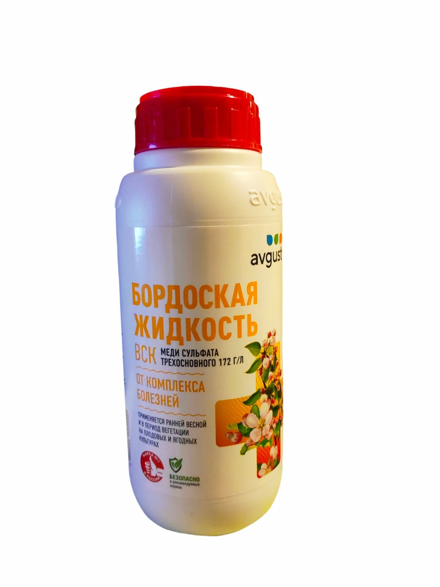 Бордоская жидкость Август, ранне-весенняя защита растений, 500мл