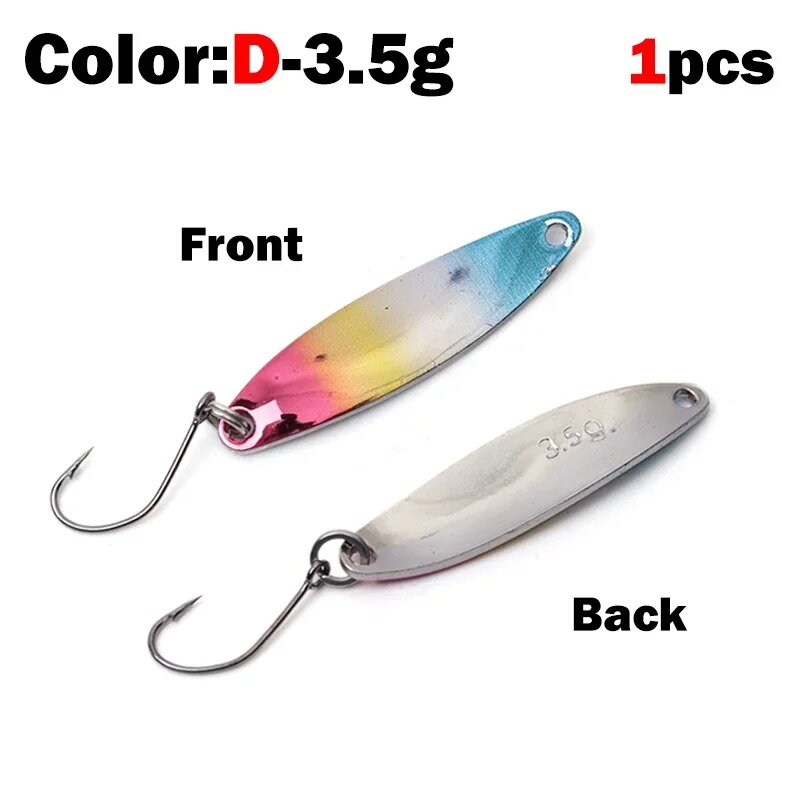 1 шт. 2,5/3,5/5 г мини-воблер с блестками, ложка, приманка, жесткая приманка, спиннербейт, искусственные воблеры Pesca, рыболовные снасти нахлыстом, 5 цветов