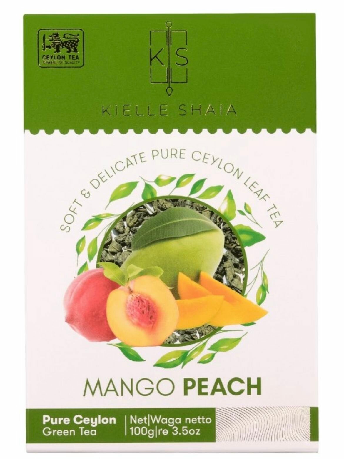 Чай зелёный "KIELLE SHAIA" Mango Peach - 100г