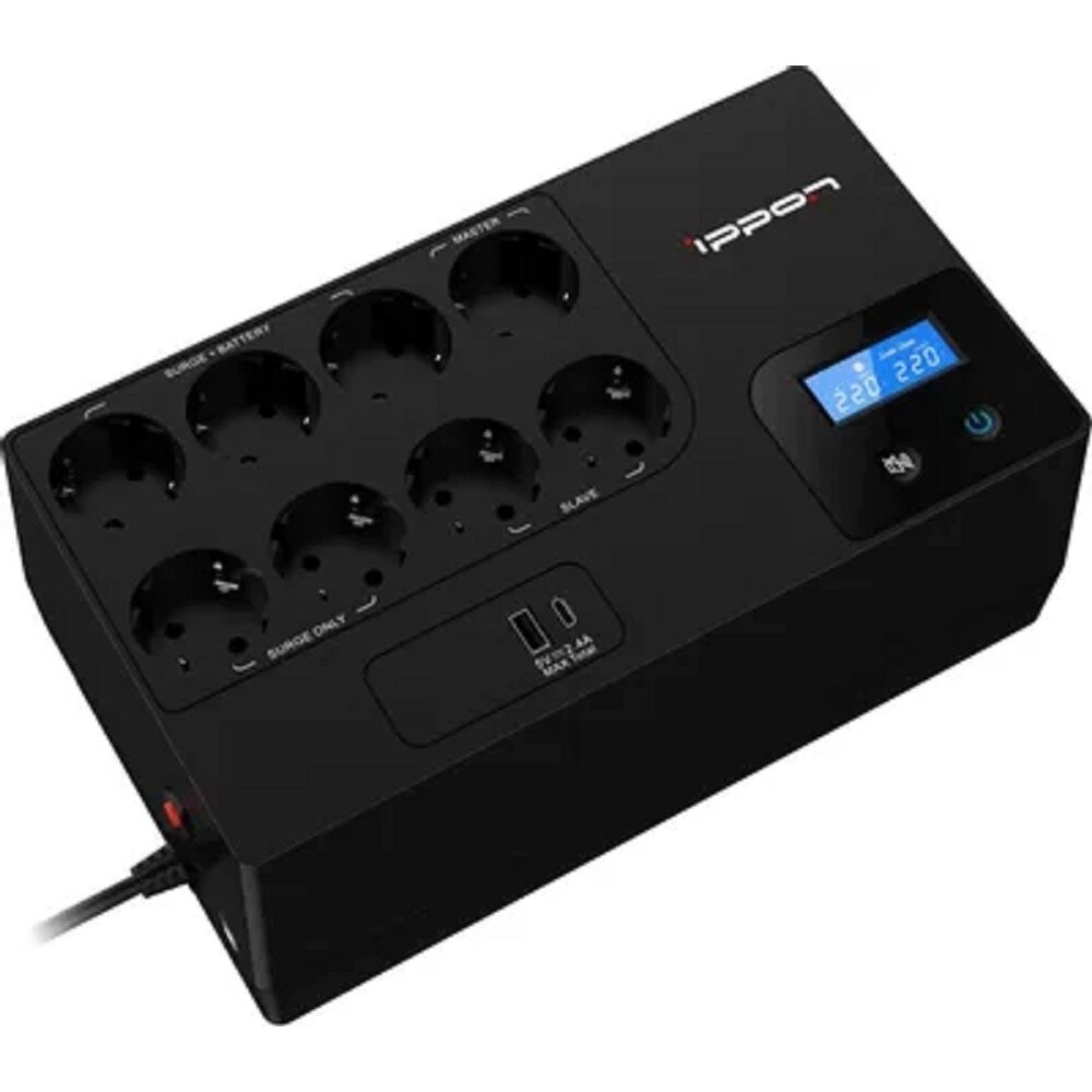 Источник бесперебойного питания Ippon Kirpich 850 bl (2003036)