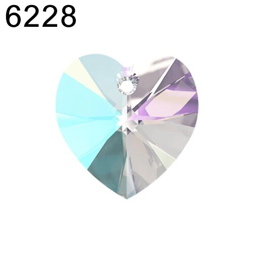 Хрустальные бусины XILION сердце 1 шт. 10.3x10mm (1 piece), Crystal 001 SHIM