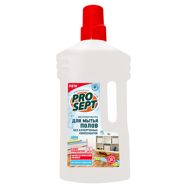 Средство для Мытья Пола Prosept Multipower Neutral 1л 158-1 / Просепт.