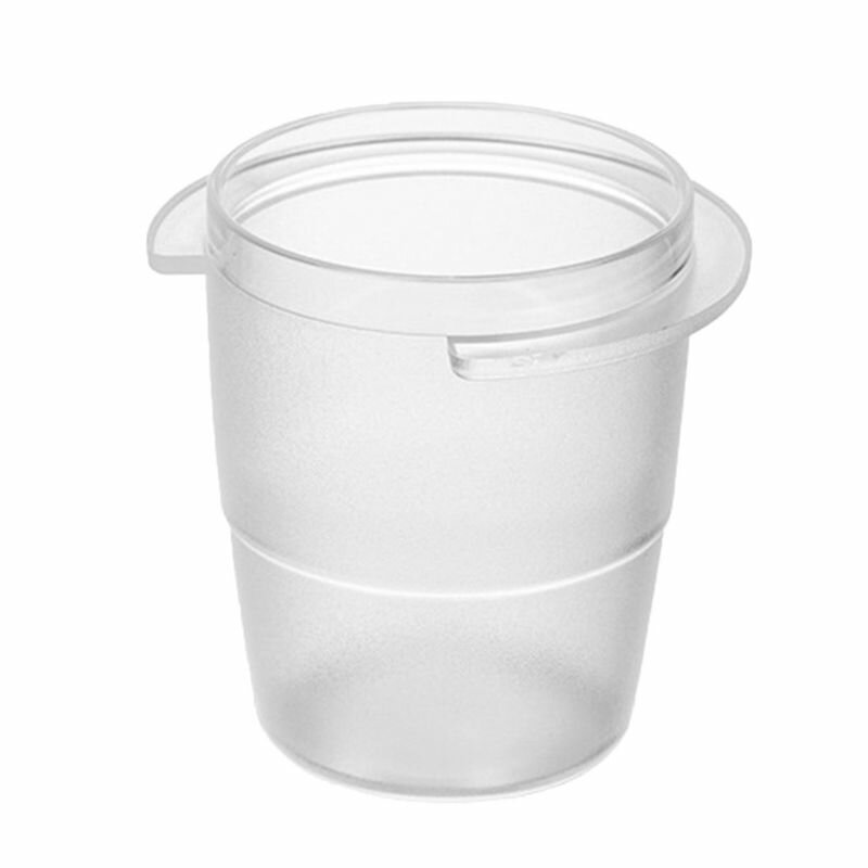 Дозатор кофейного порошка в матовой полупрозрачной чашке-58 мм полукруглый