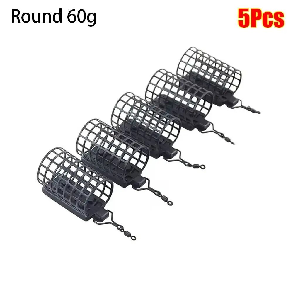 Набор кормушек-клеток из нержавеющей стали 5шт 20-60г round 60g