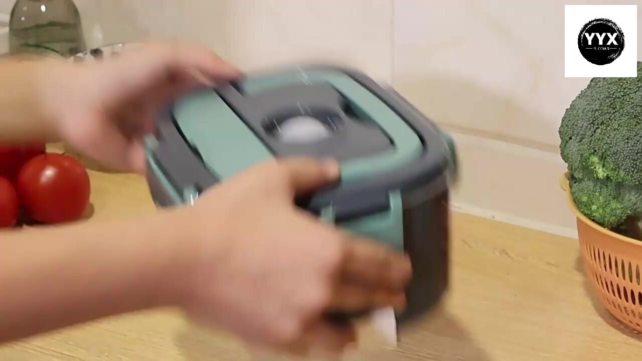 Ланч бокс электрический с подогревом -офисе и автомобиле, с сумкой переносной в комплекте и столовыми приборами