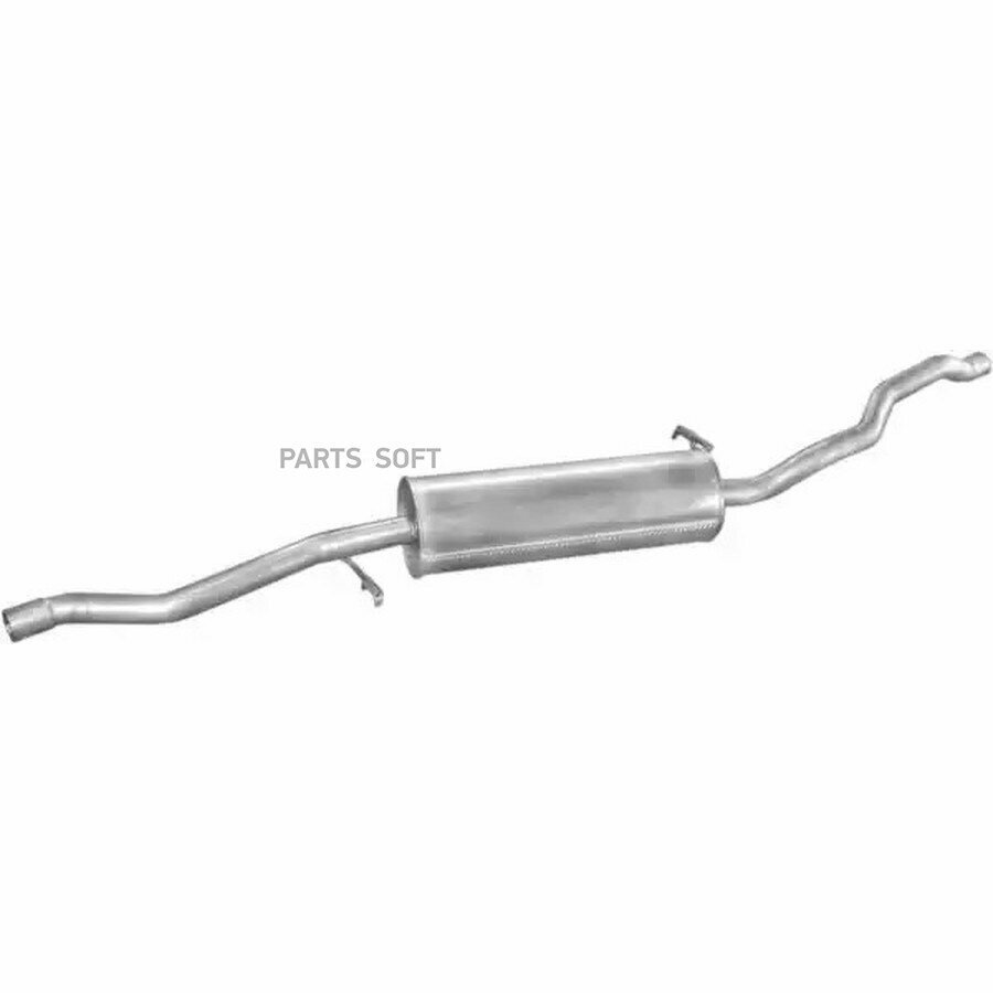 Глушитель средн часть FORD: GALAXY, SEAT ALHAMBRA, VW SHARAN 1.9TDI 02- от официального дистрибьютора, POLMOSTROW, артикул 08543