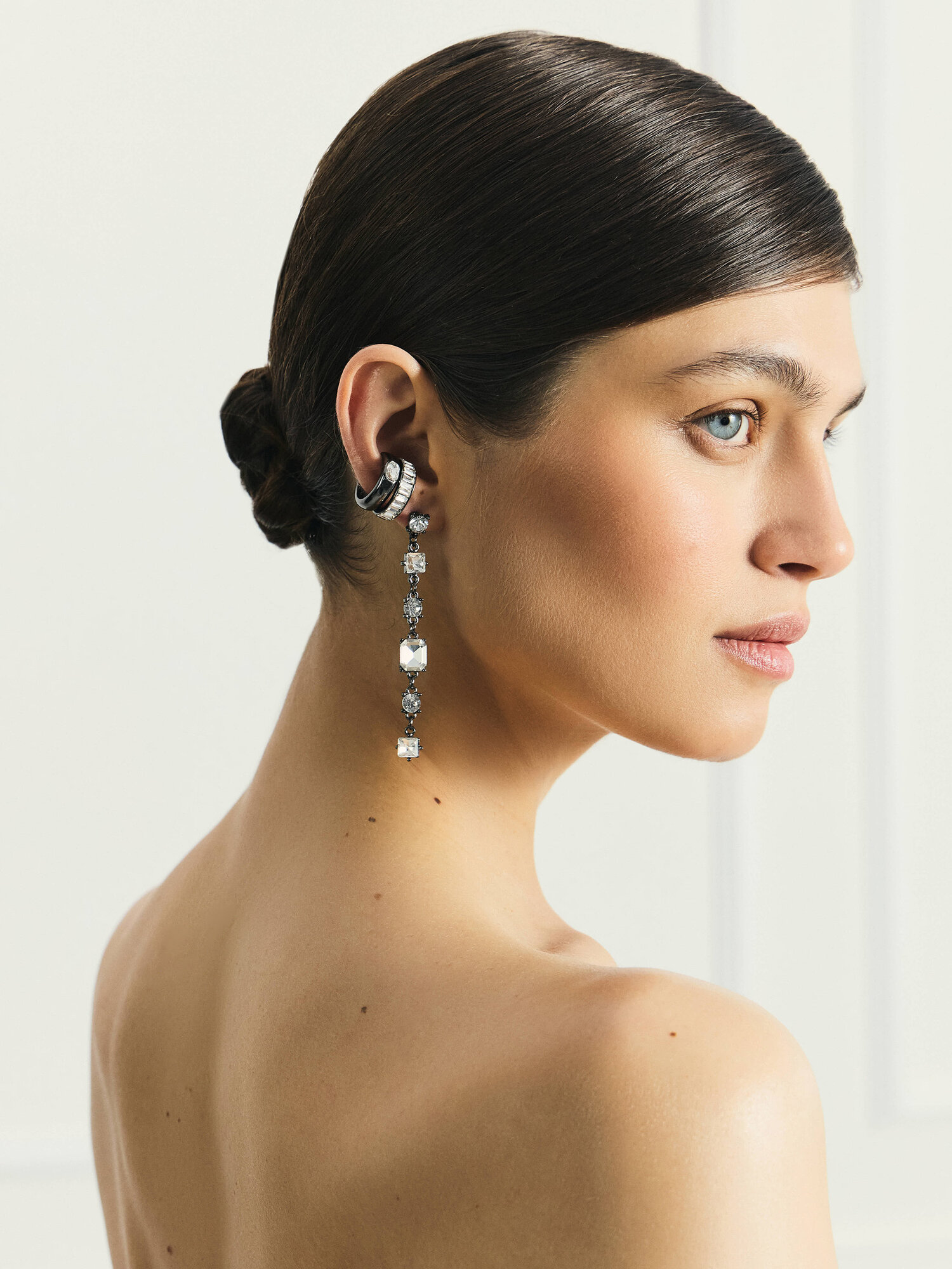 Комплект серег, стекло