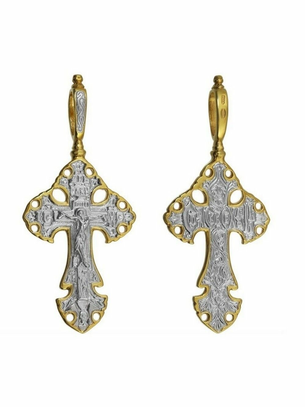 Крестик, серебро, 925 проба