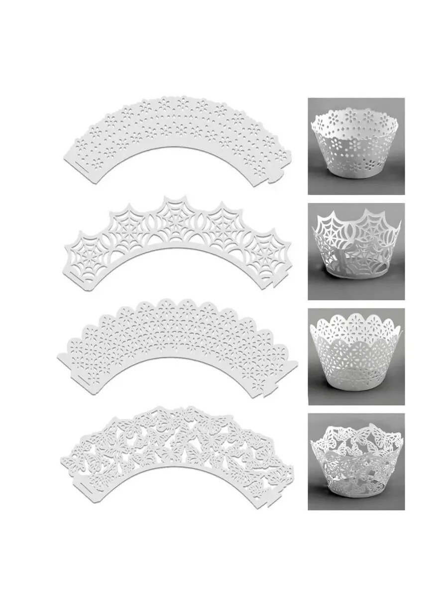 Украшения для выпечки в виде корон, 50 шт.