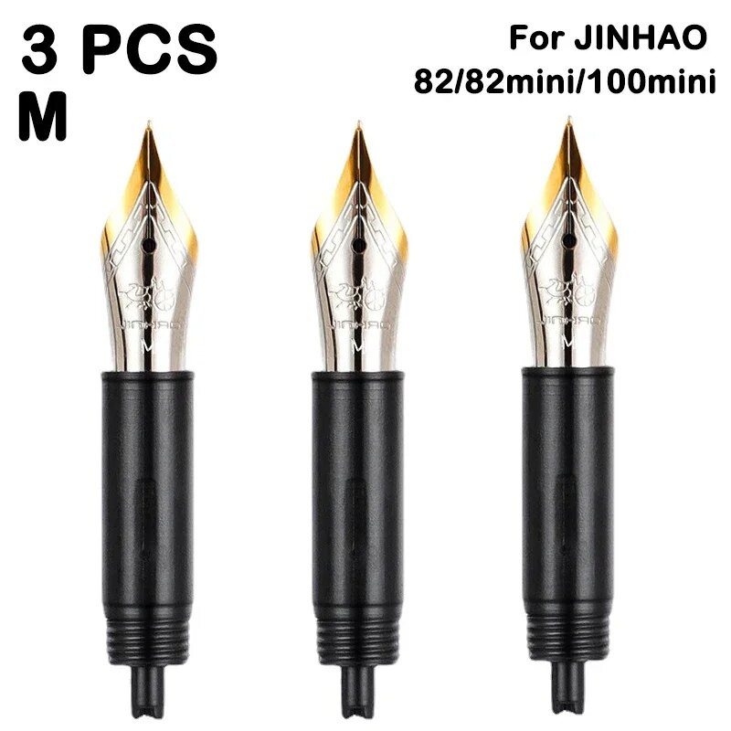 1/3 шт. перьевая ручка JINHAO, сменное иридиевое перо EF/F/M для 9019/X159/82/82 mini/100/9056/9036, канцелярские принадлежности, школьные принадлежности