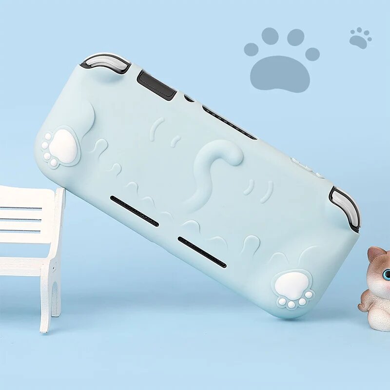 NS Lite Мягкий чехол из ТПУ с полной кнопкой, защитный чехол для консоли Nintendo Switch Lite, задняя защита, игровые аксессуары — фото 1