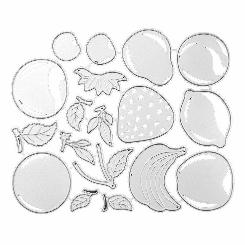Металлические штампы для вырубки фруктов, светло-зеленый