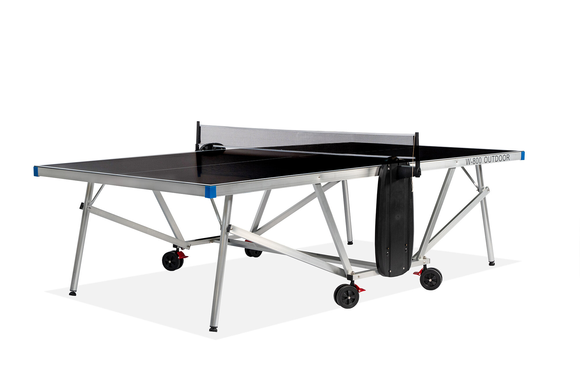 Weekend Теннисный стол всепогодный "W-800 Outdoor" (274 х 152,5 х 76 см) алюминиевый, с комплектом (сетка, 2 ракетки, 6 шариков )