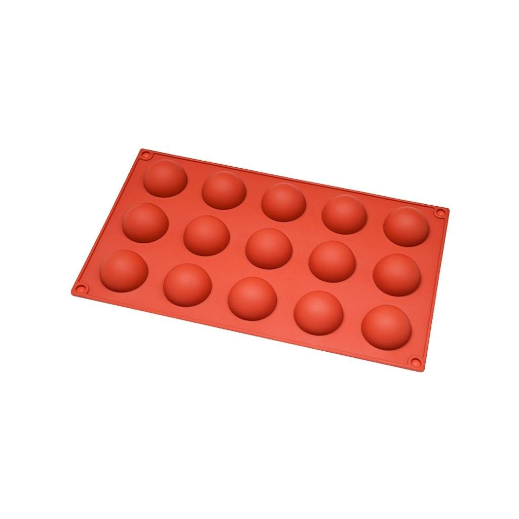 Силиконовая форма для муссового торта полукруглая конусная, 15 - я рота