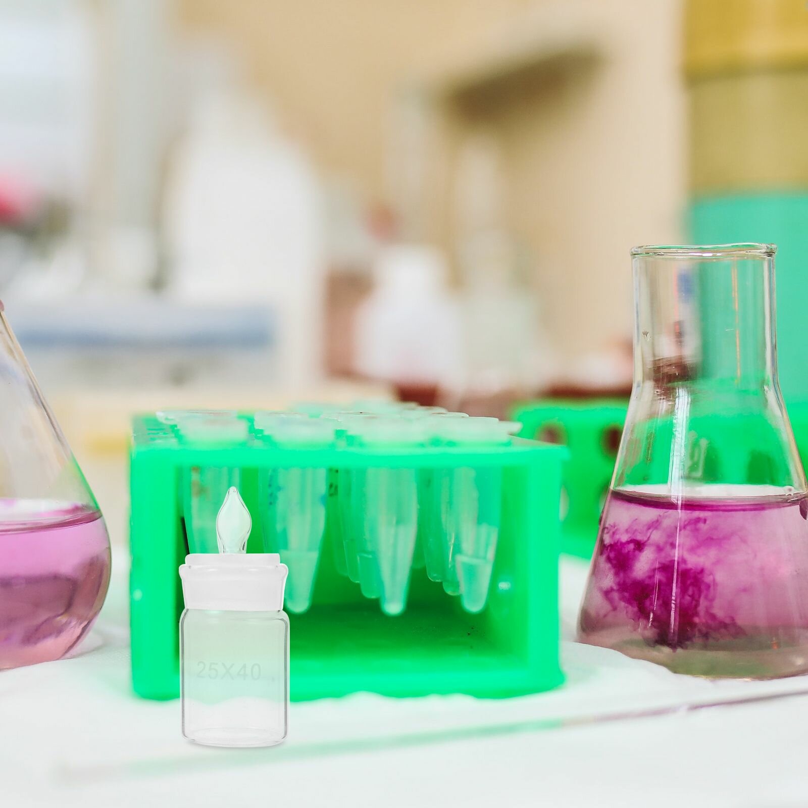 1 Комплект Стеклянных Весовых Банок, Из Стекла, Для Лаборатории