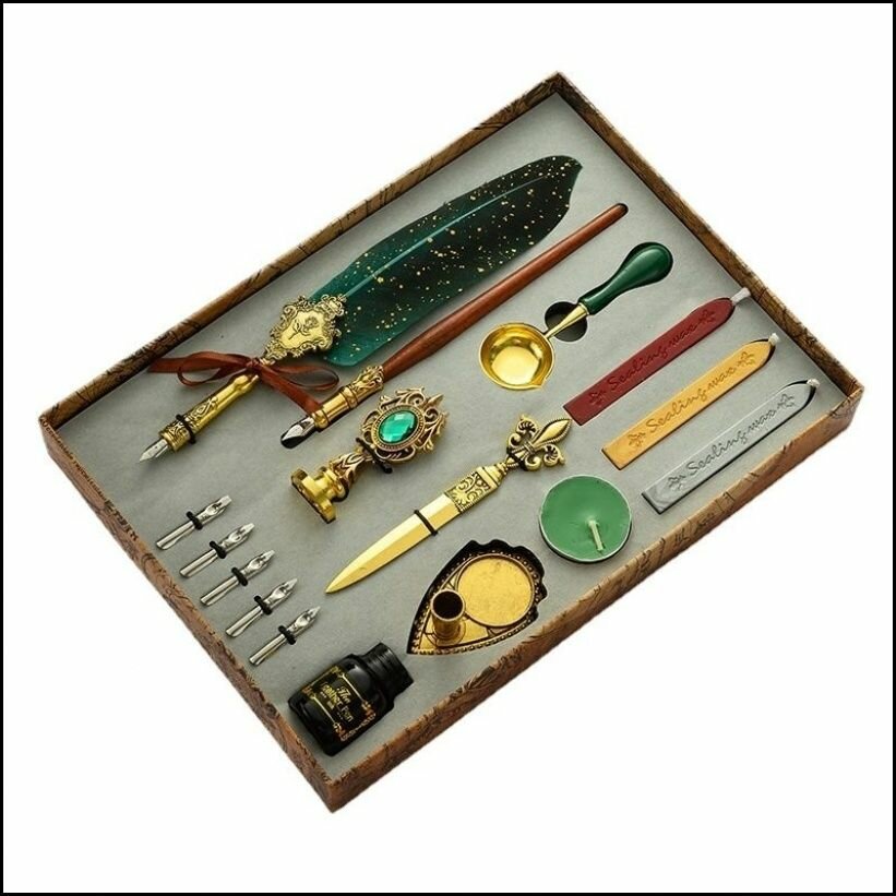 Перо для перьевой ручки, набор для печати огненной краской