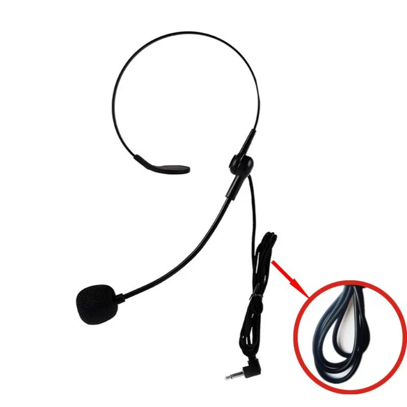 Новый усовершенствованный микрофон на шею, шейный микрофон, подходящий для усилителей, для гидов Little Bee, для