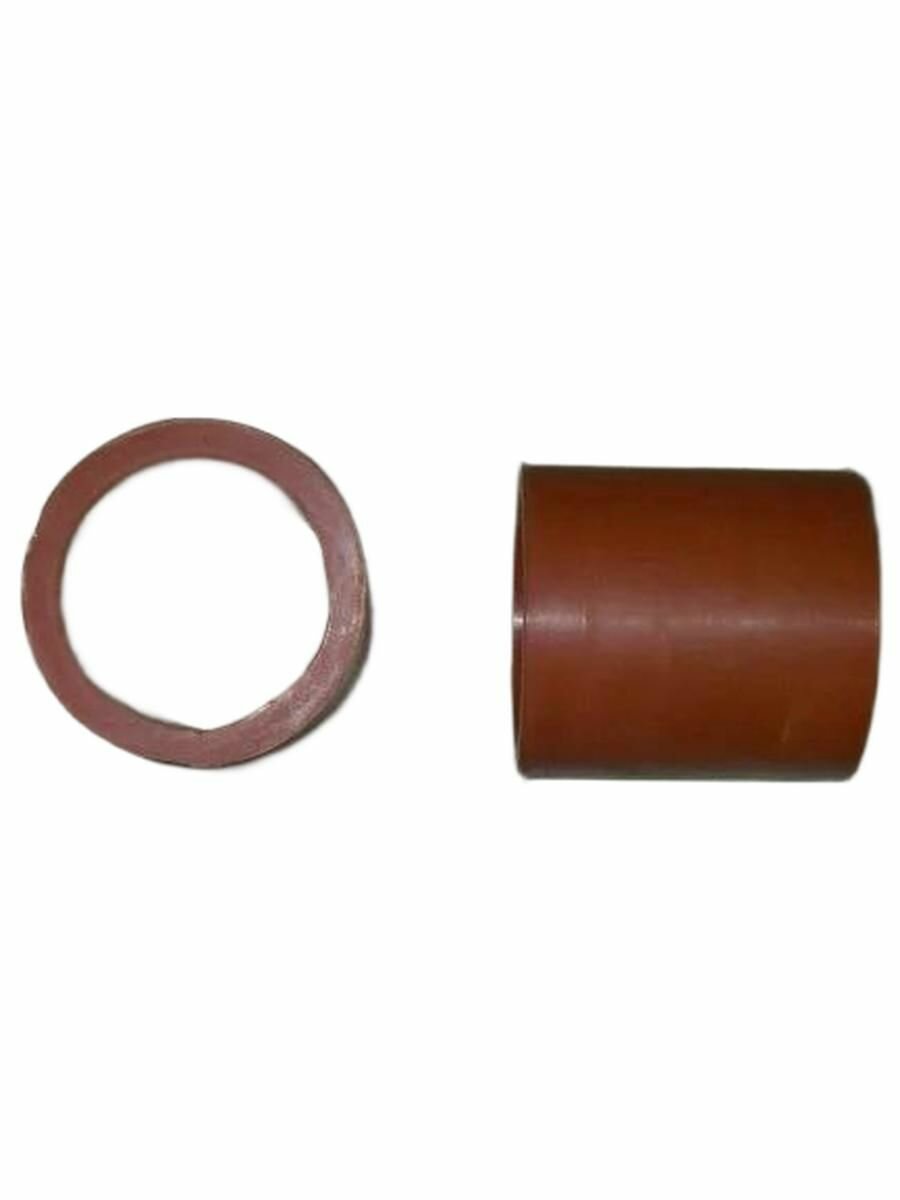 Патрубок (рукав) турбокомпрессора резиновый КАМАЗ-евро ТКР (56ммх69мм) красный