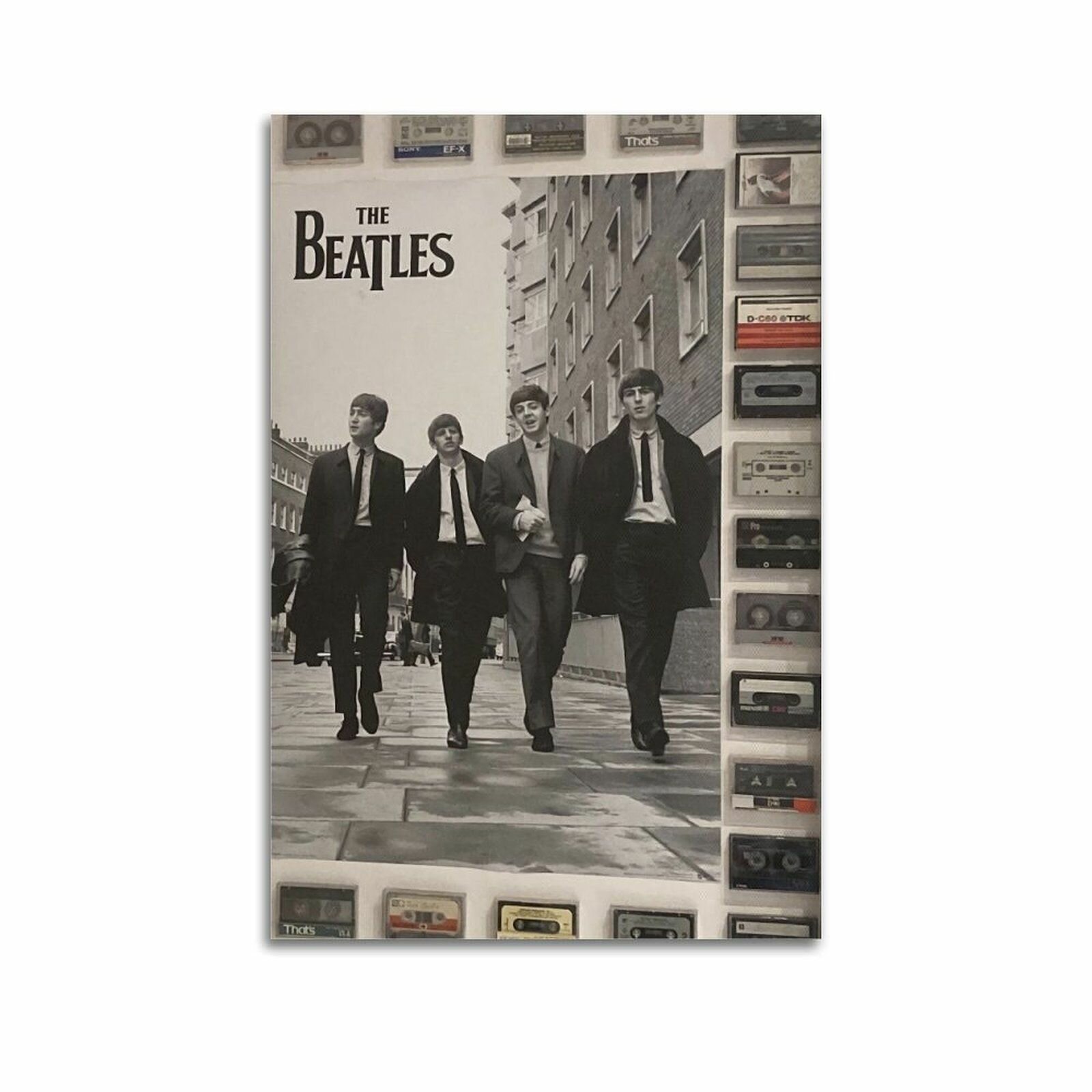 GYYETRWERB Плакат "Плакаты Erik The Beatles Abbey Road, Эстетическое настенное, искусство Холст, Unframe-style, 12x18inch(30x45cm)", 45 см х 30 см