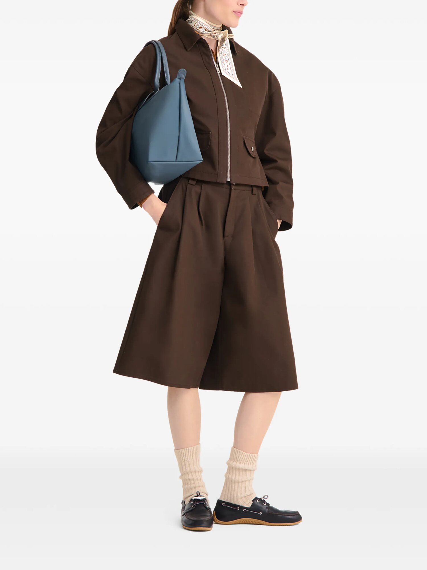 Сумка Longchamp Le Pliage one l, серый — фото 1