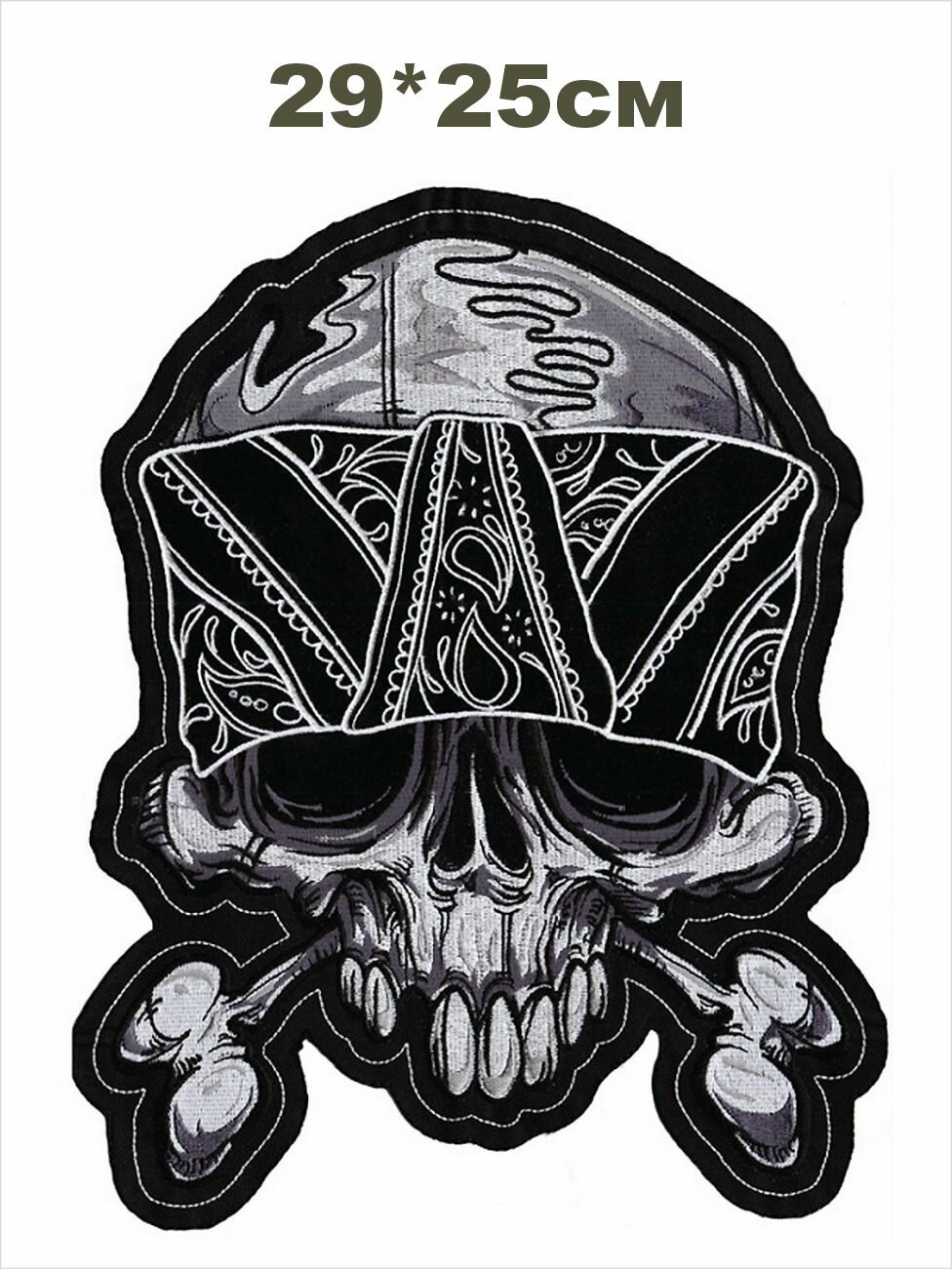 Нашивка CROSS BONES BANDANA