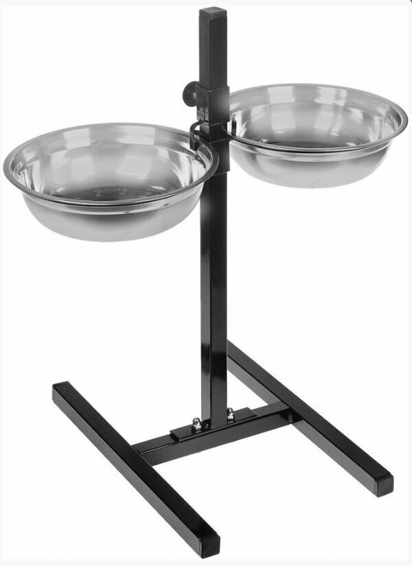 Зоомарк Подставка для собак с мисками Телескоп, 2,5 л/