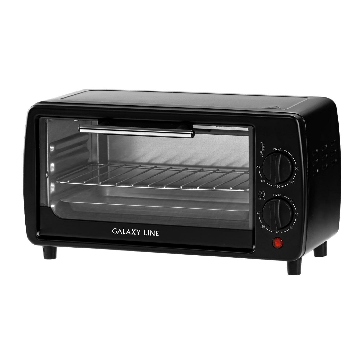 Электрическая духовка Galaxy LINE GL 2625 чёрный 1000 Вт 8 л