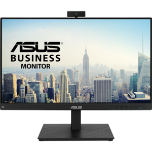 Монитор ASUS BE24EQSK 23,8" FHD(1920x1080), IPS монитор для видеоконференций, 300 cd/㎡, 1000:1, 178°(H)/178°(V), 5ms, веб-камера FHD, D-SUB, HDMI, DP, USB, микрофонный массив, Speakers, HAS, Frameless Design, VESA 100x100mm, MiniPC Kit, black
