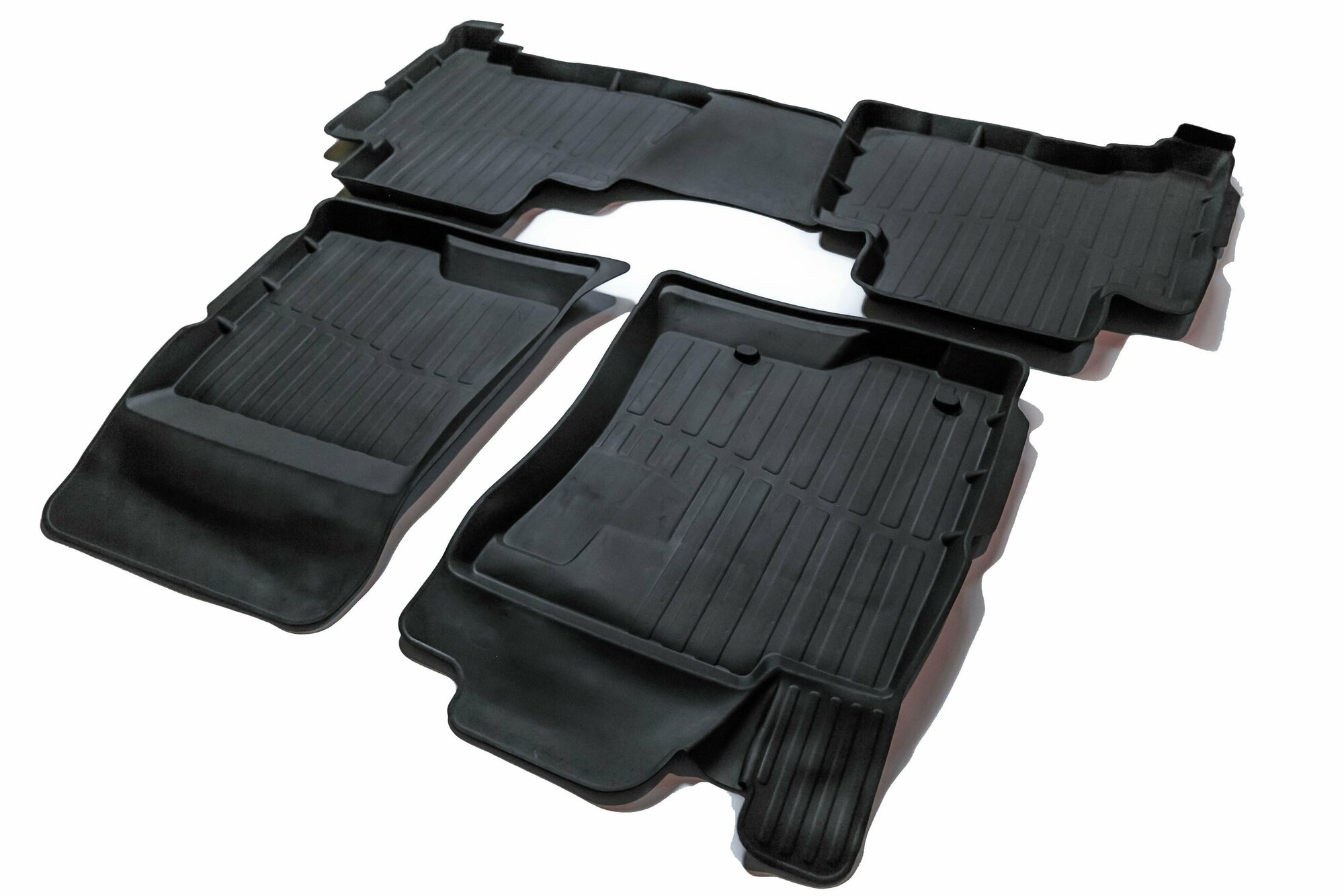 Коврики для салона резиновые SRTK 3D Premium для Toyota LC Prado 150/Lexus GX460 (2009-)