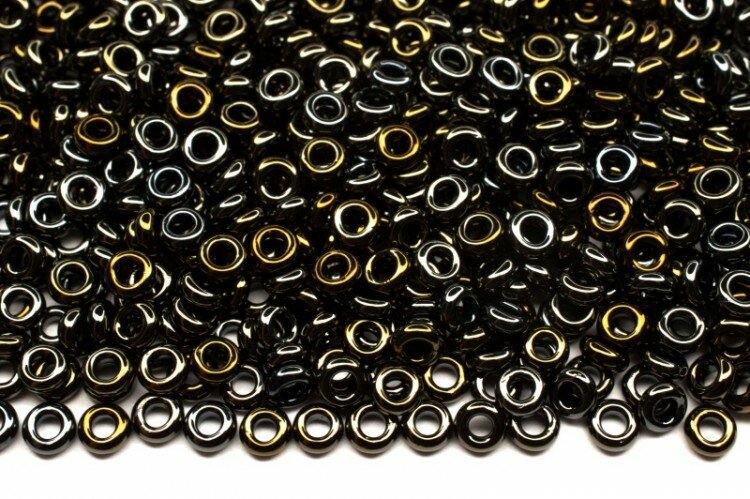 Бисер японский TOHO Demi Round 8/0 #0083 коричневый, металлизированный ирис, 5 грамм