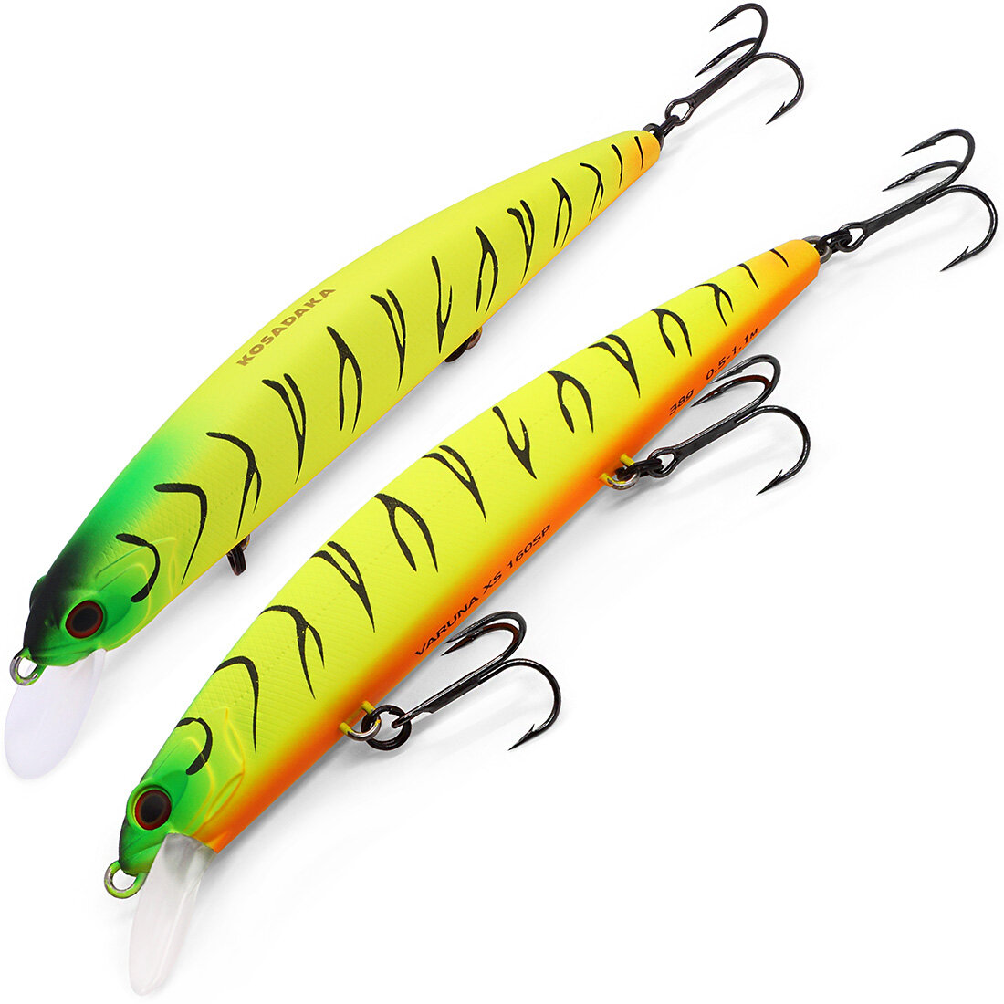 Воблер Kosadaka Varuna XS 160SP суспенд, 160мм, 38г, 0.5-1.1м; TT