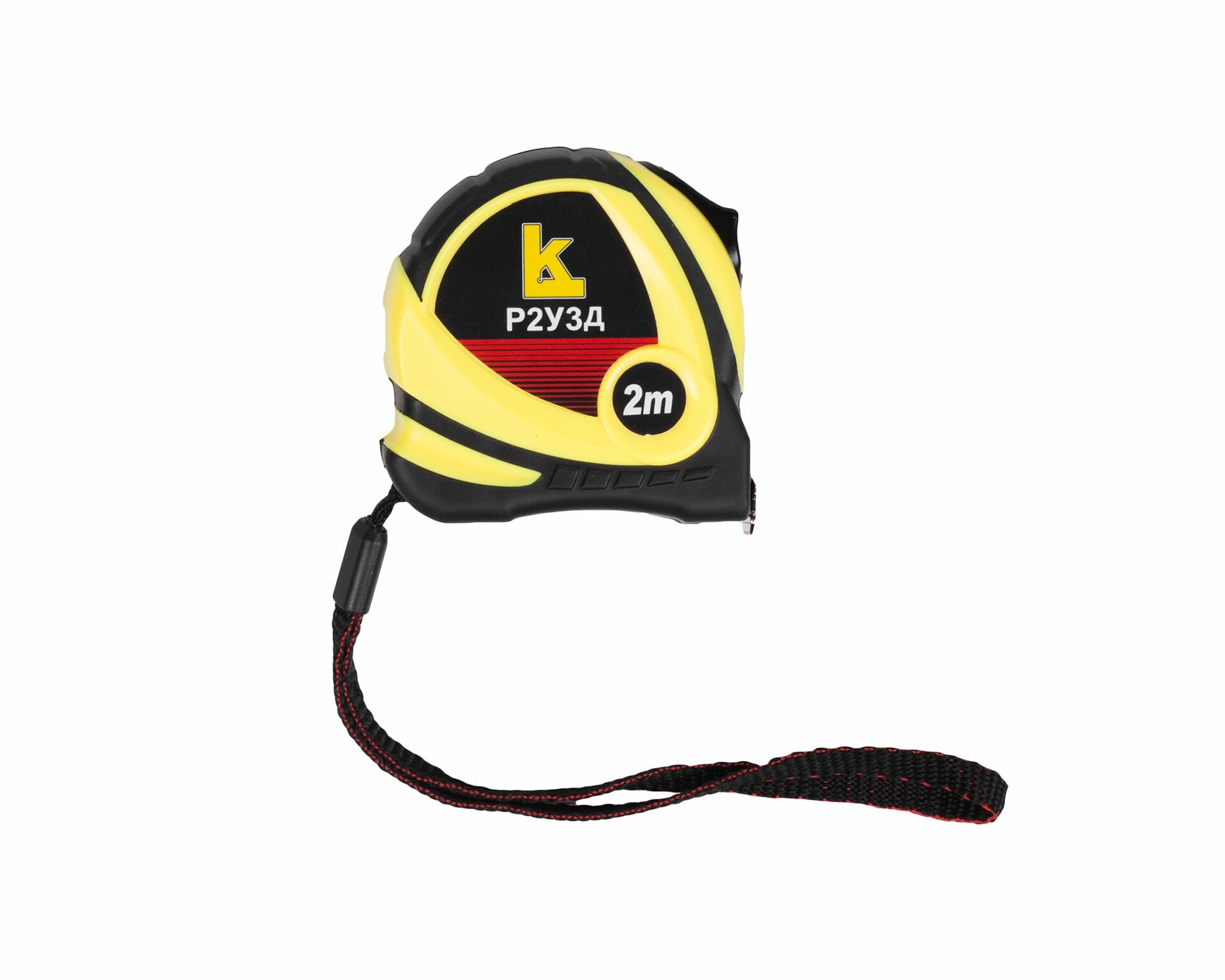 Рулетка Калиброн Р2УЗД, обрезиненный корпус, грси №71665-18, 2 м