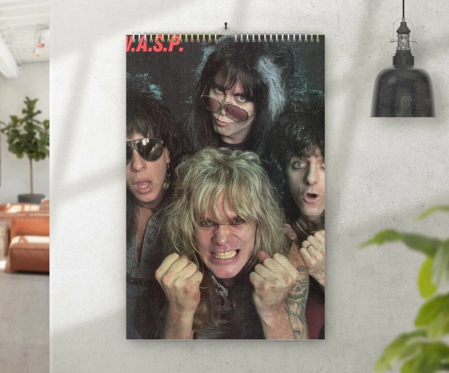 Календарь перекидной W.A.S.P, В. А. С. П №23, А4