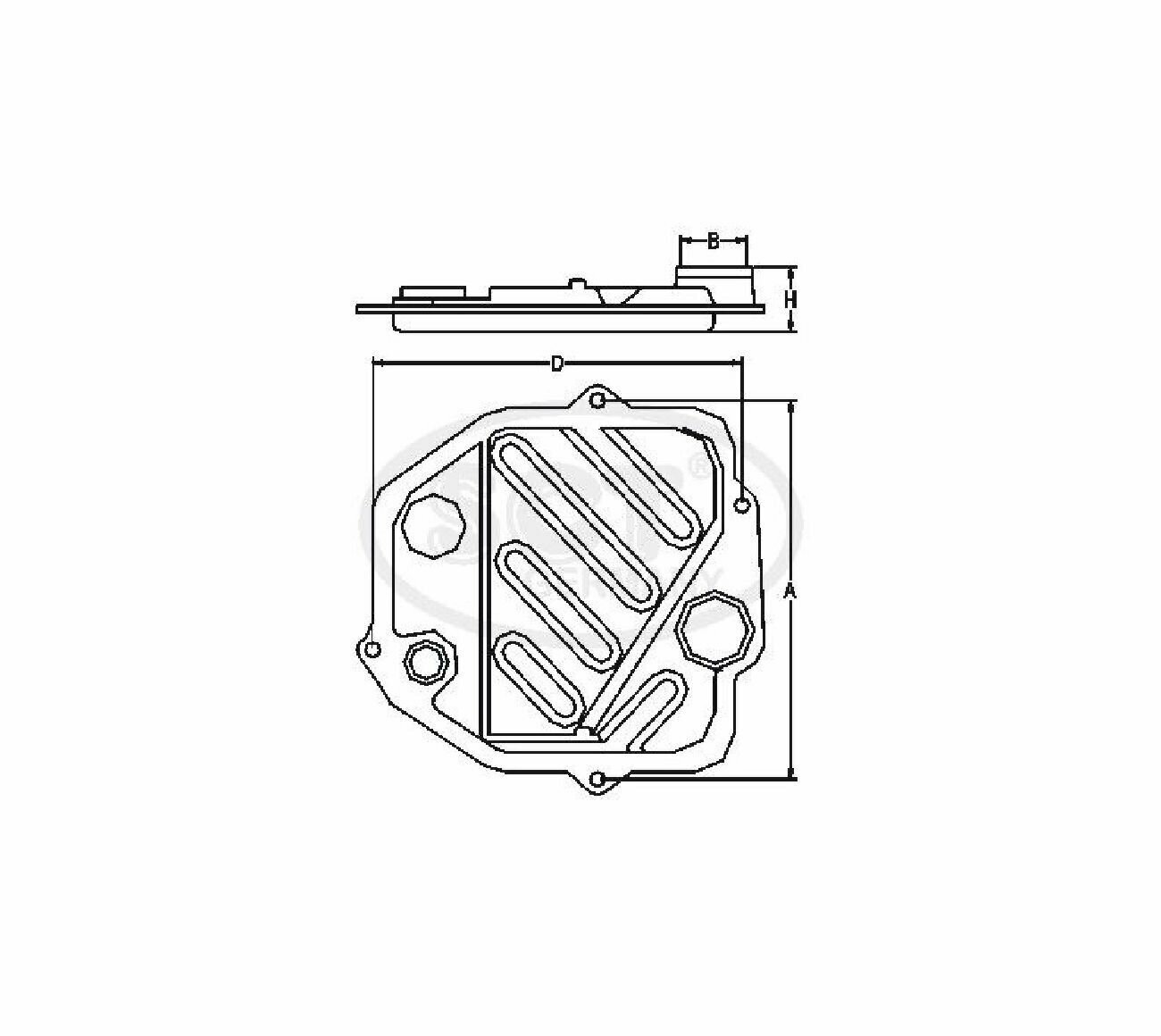 Фильтр Акпп Subaru Forester/ Outback 13- SCT арт. sg1719