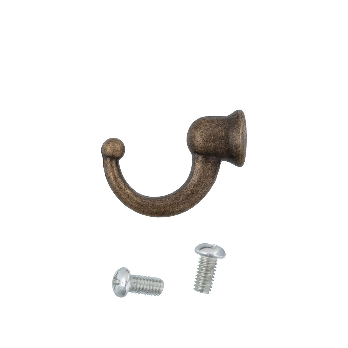 "Промысел" WF-028 Фурнитура для декоративной отделки "крючок" 2х3.5 см №01 бронза