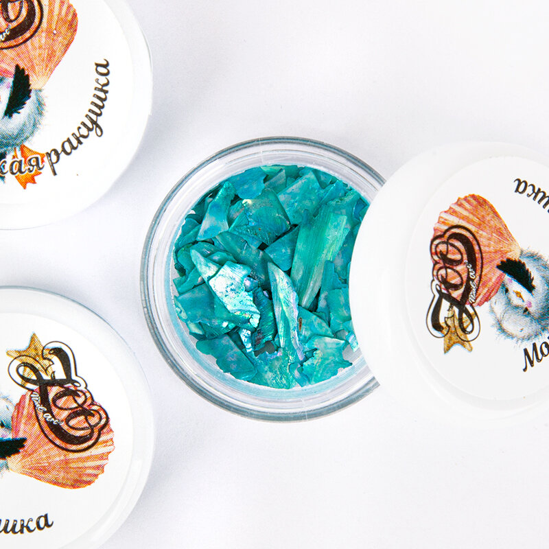 Микс Морская ракушка №1666 Zoo Nail Art 1 г