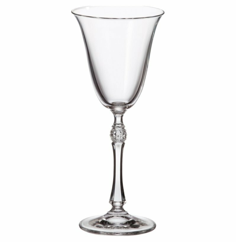 Бокал для белого вина 185 мл 1 шт Crystalite Bohemia "Проксима /Без декора" / 120149