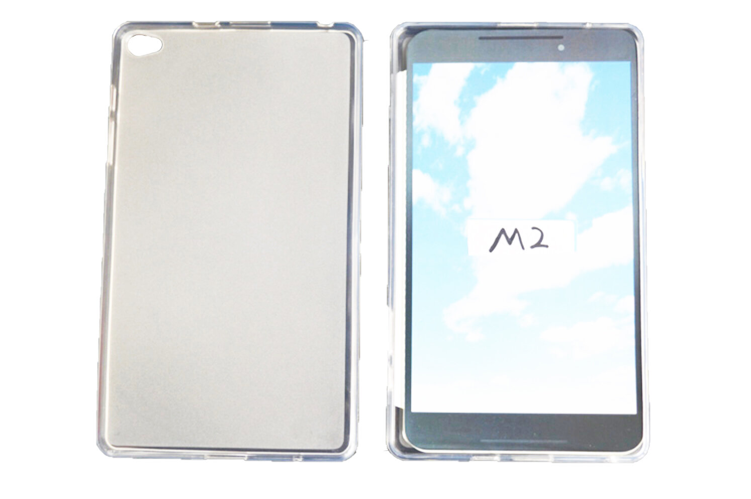 Чехол MyPads Tocco для Huawei MediaPad M2 8.0 LTE (M2-801W M2-803L) тонкий из силикона прозрачный