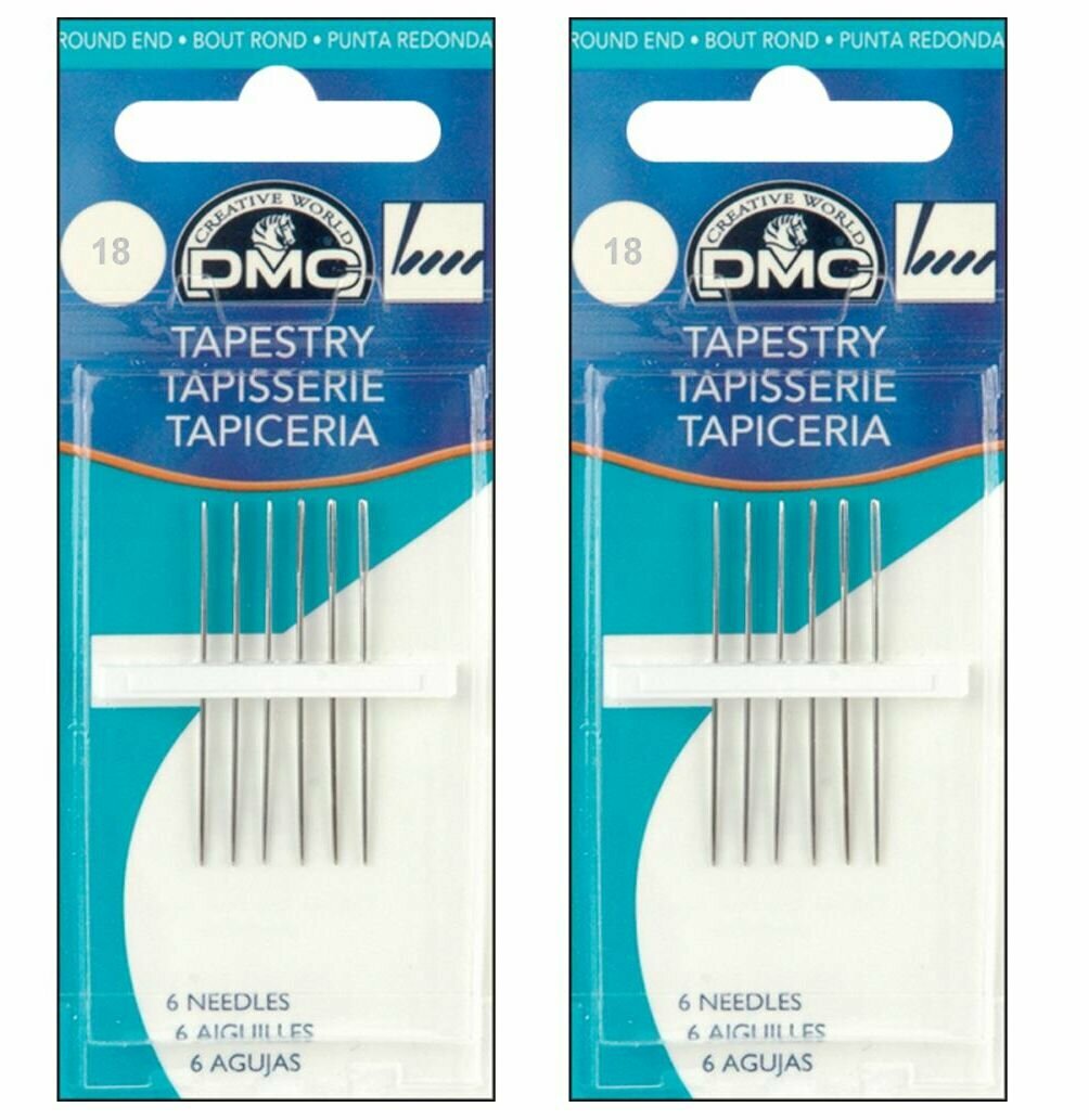 Иглы для вышивания DMC №18 (2 упаковки), арт. DMC-1767-18