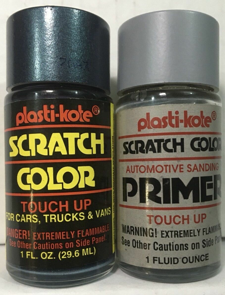 18 ,9795, WA9795 Краска для Chevrolet (Шевролет) Dark Green Gray Тёмно Зелёно Серый Перламутровый металлик+ Грунт Серый - набор 30+30 мл для сколов