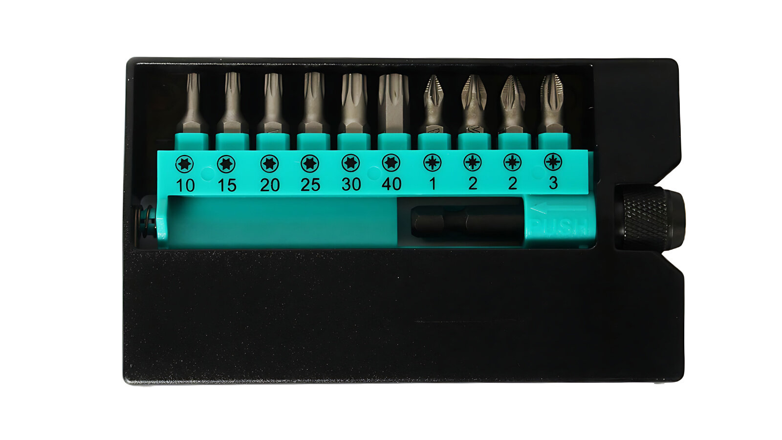 Набор WhirlPower вставок (бит) torx, hex, slotted, philips, pozidrive 21 предмет