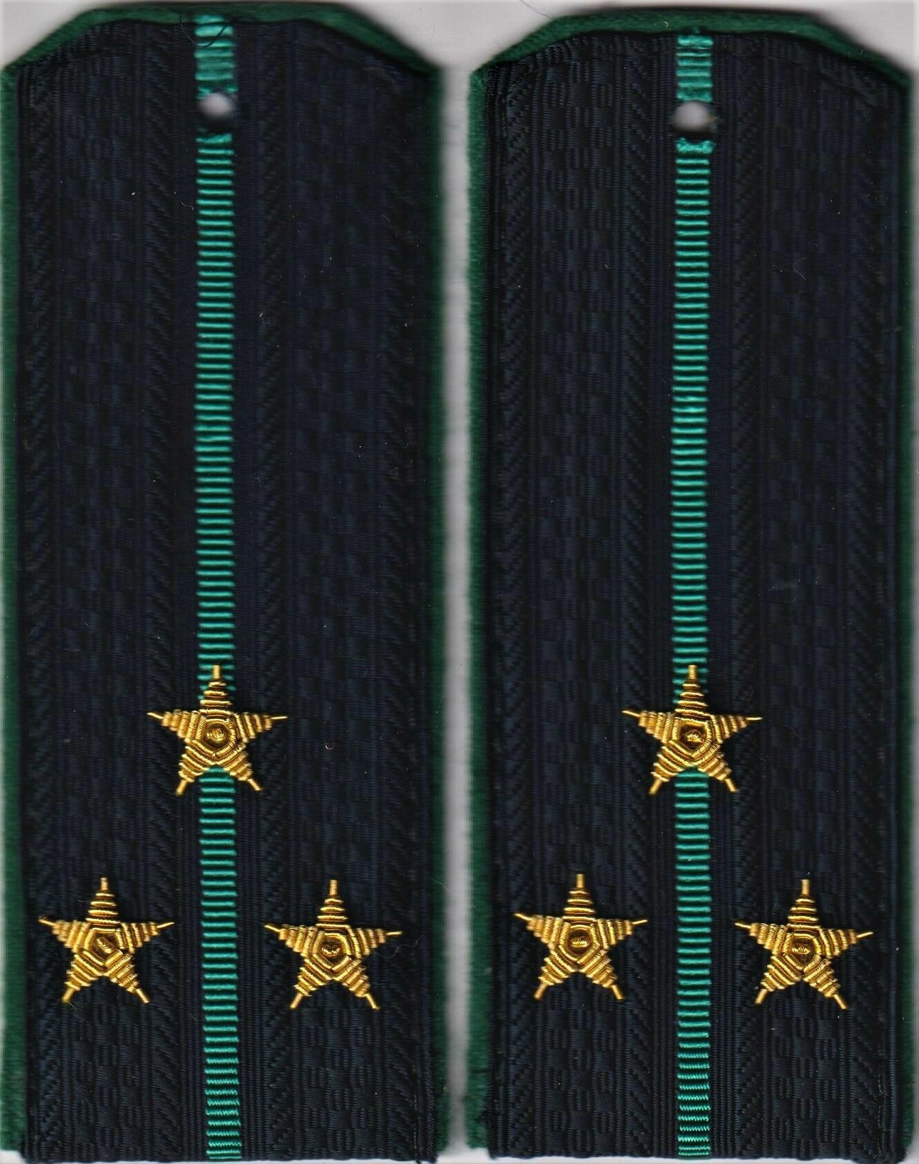 Погоны ПС ФСБ (пограничная служба) на китель, старший лейтенант