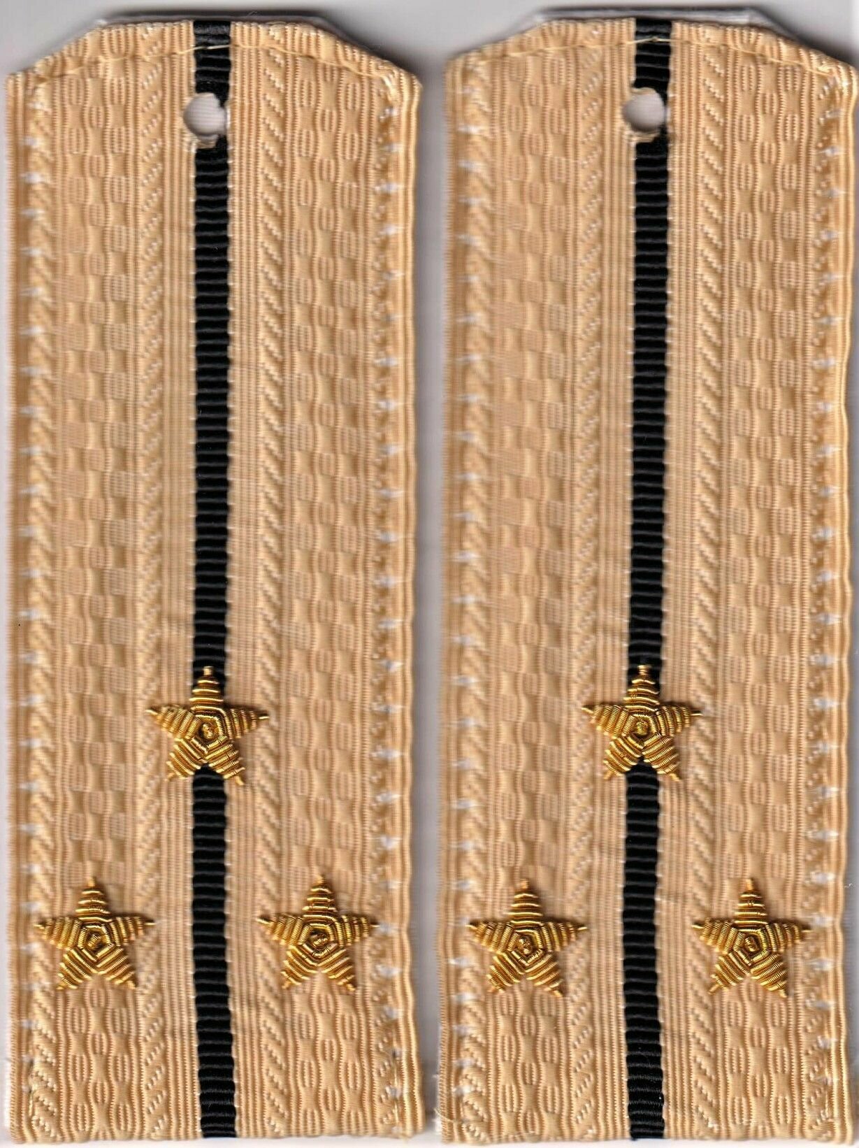 Погоны ВМФ на кремовую рубашку, старший лейтенант