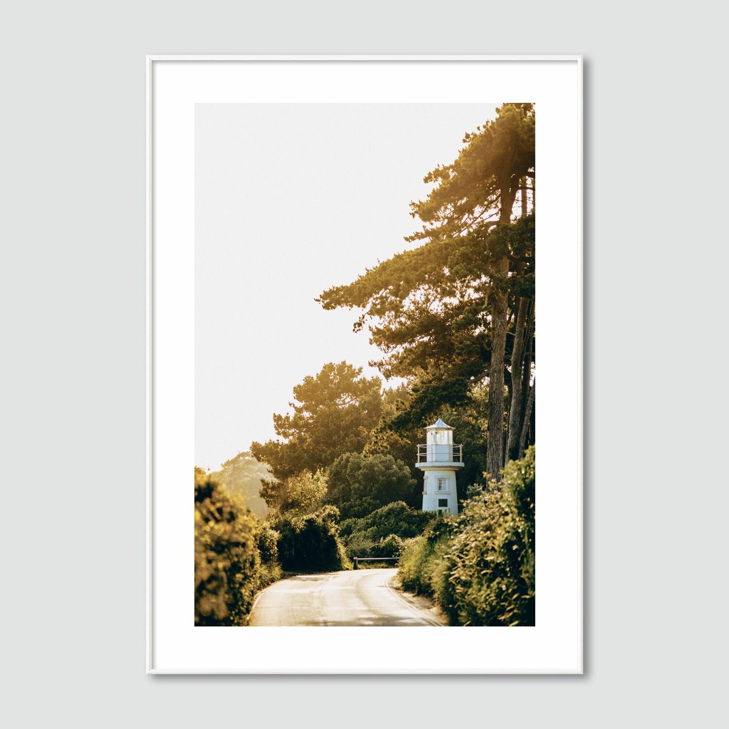 Постер в раме 50х70 Postermarkt, Дорога В Осеннем Лесу