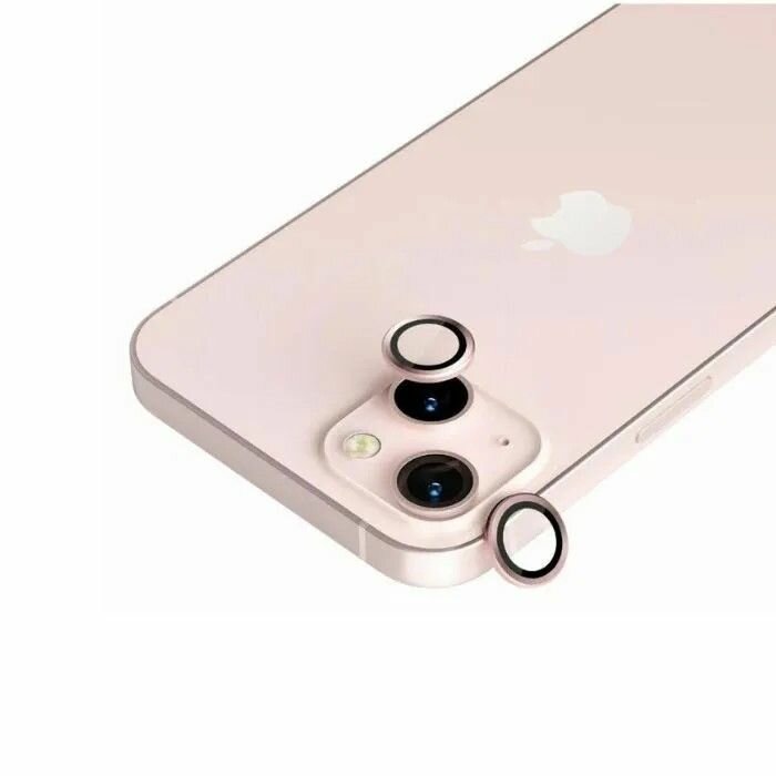 Защитное стекло на камеру для iPhone 15 / 15 Plus Anank AR - Pink