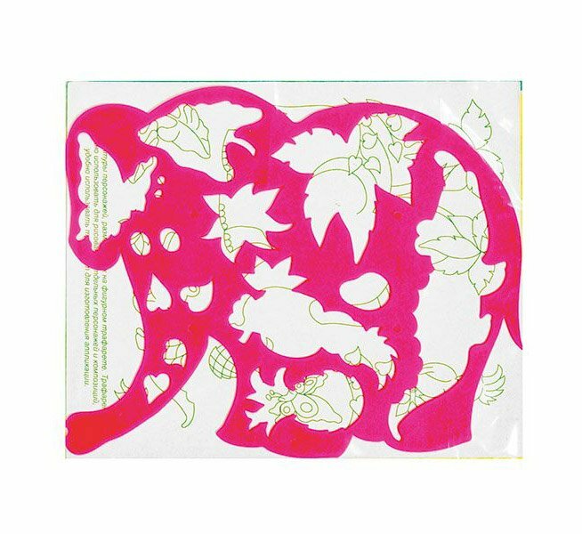 Трафарет фигурный Луч "Слоненок в джунглях" (17С1145-08)