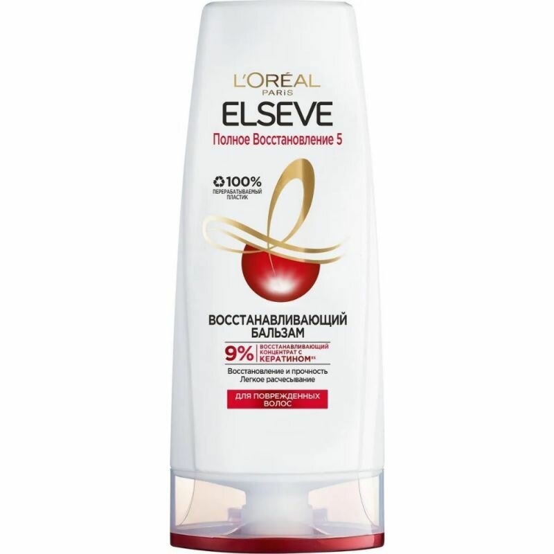 L'Oreal Paris Бальзам для волос Elseve Полное восстановление 5, 400 мл