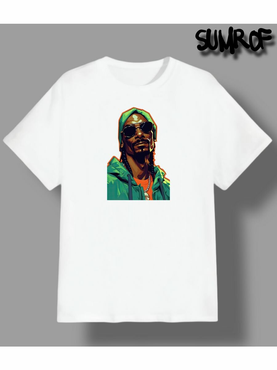 Футболка с принтом Snoop Dogg