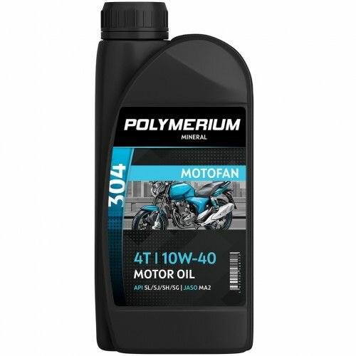 Моторное масло Polymerium MOTOFAN 304 4T 10W40 1л